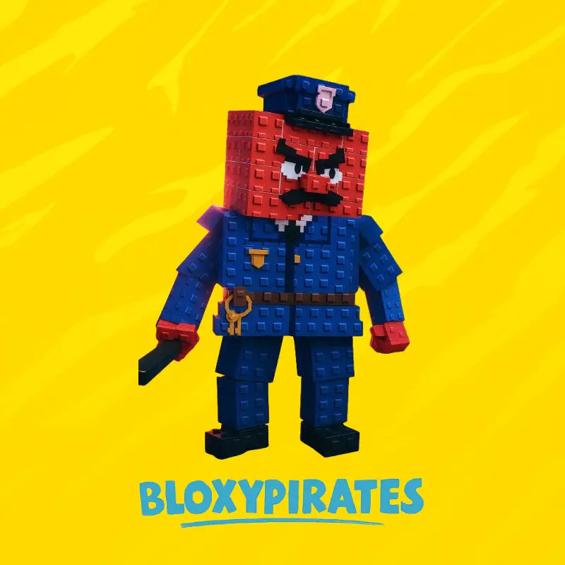 Rainbow / Neon Wardenelli Brickatoni – Bloxy Pirates